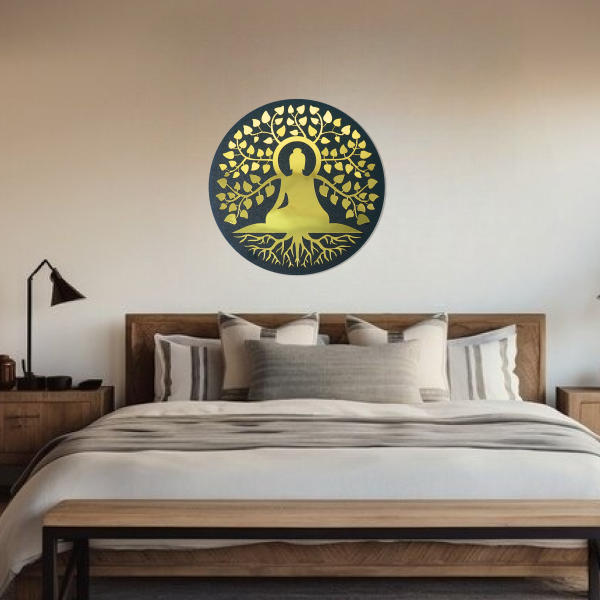 Premium Buddha of Compassion Wall Art | Acrylic & MDF Decor | INCH BY ...